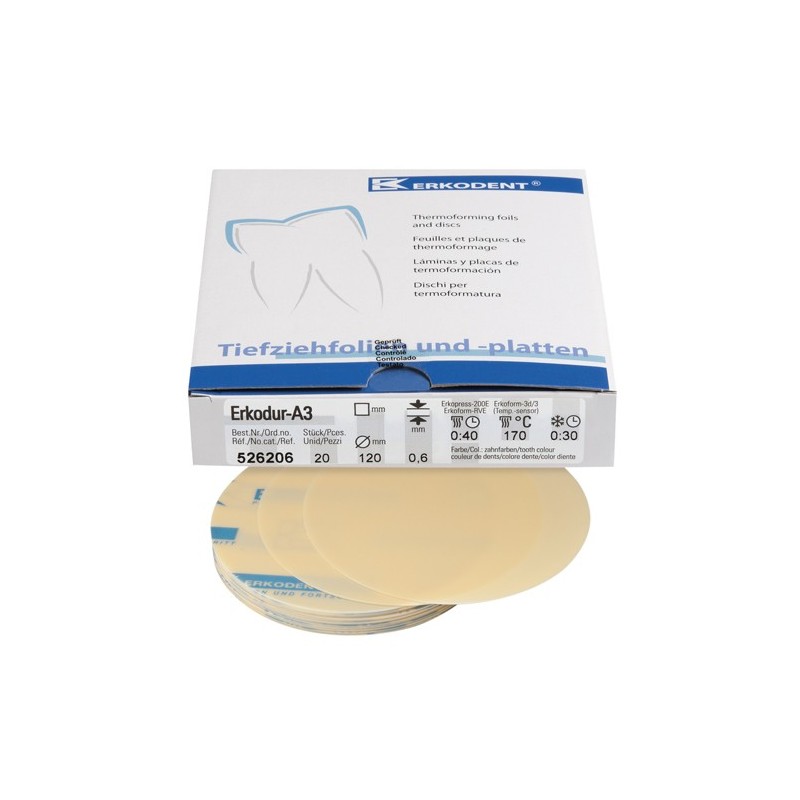 ERKODUR A3 120x0.6 mm.20 pz.